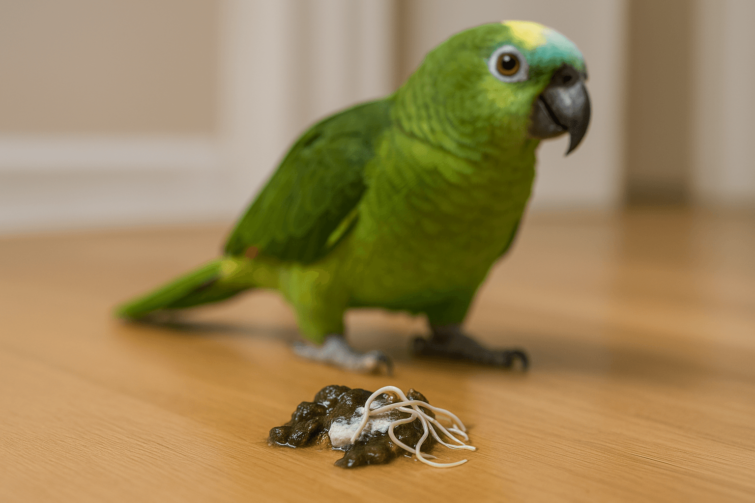 Vermi nelle feci di galline e pappagalli: ascaridi e come eliminarli ...